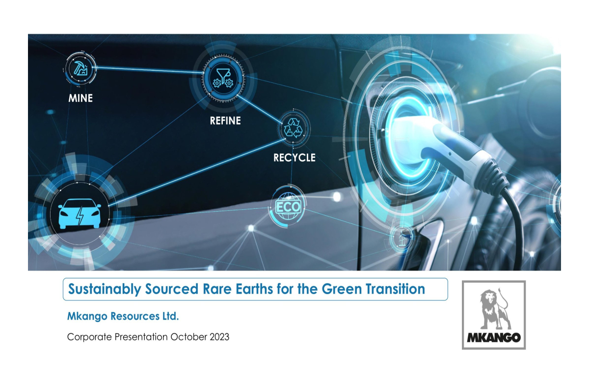 Mkango Resources Ltd (AIM/TSX-V: MKA) Updated Corporate Presentation ...