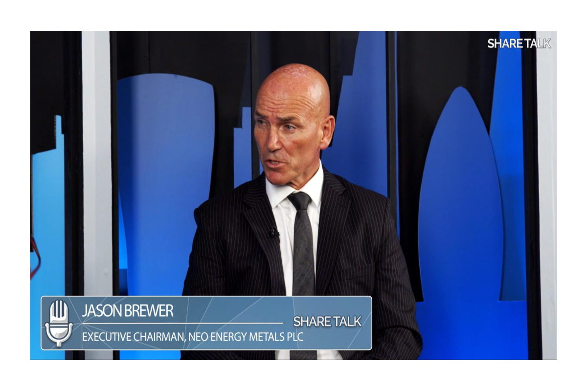 Jason Brewer, Neo Energy Non-Executive Chairman Interview - commences ...