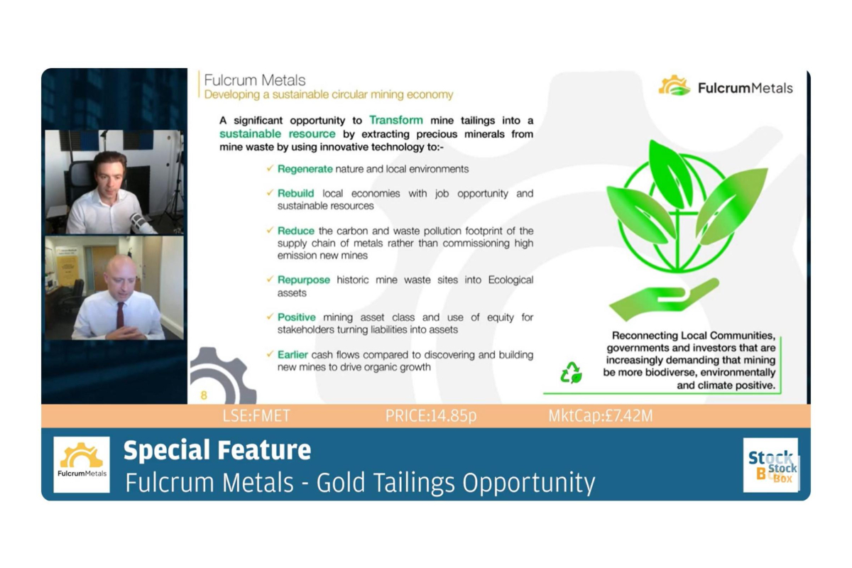 PART 2 of the Fulcrum Metals PLC (LON:FMET) Tailings series featuring ...