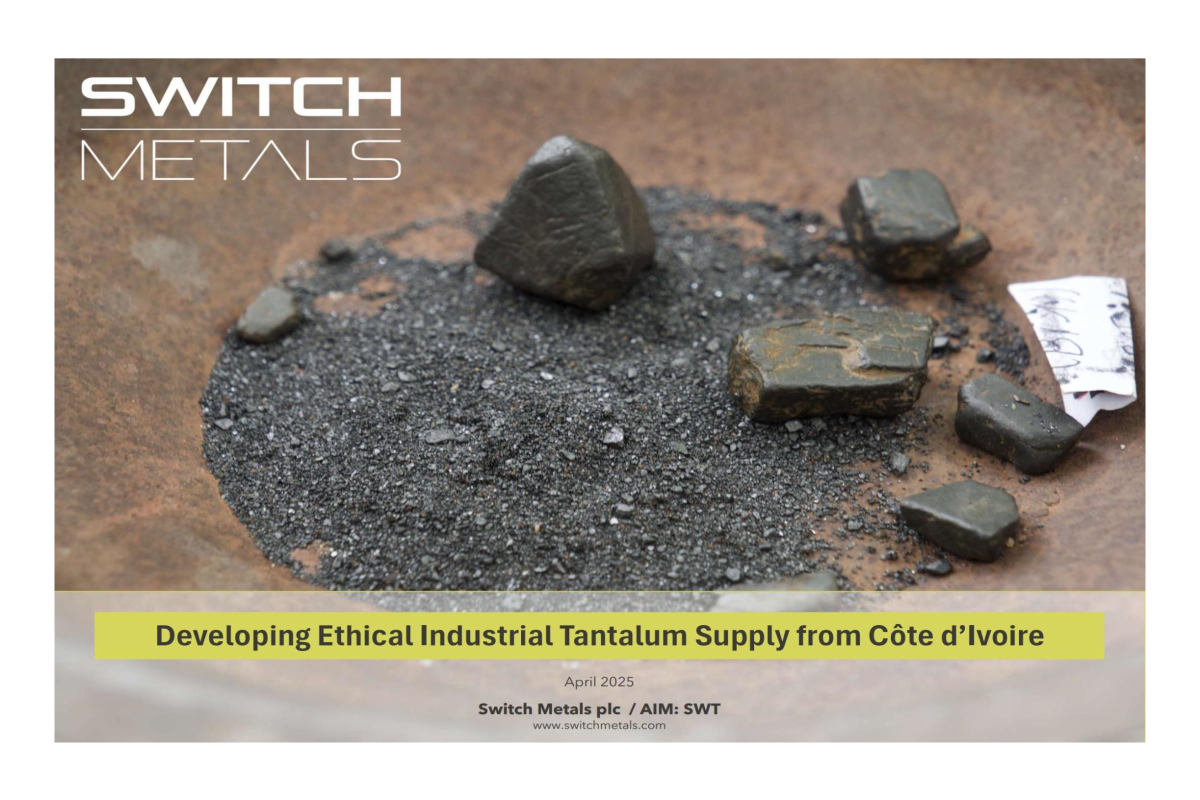 Switch Metals plc (LON:SWT) Admission to trading on AIM - Share Talk