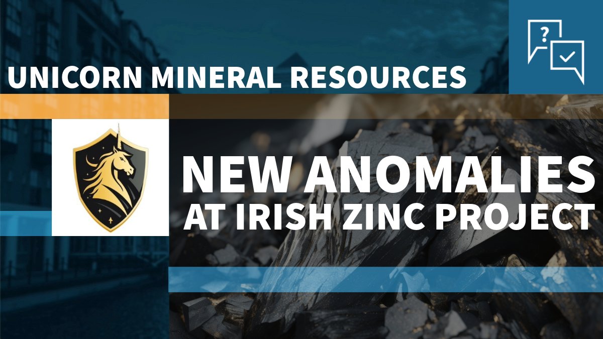 Unicorn Mineral Resources (LON: UMR) flags zinc anomalies at Irish ...