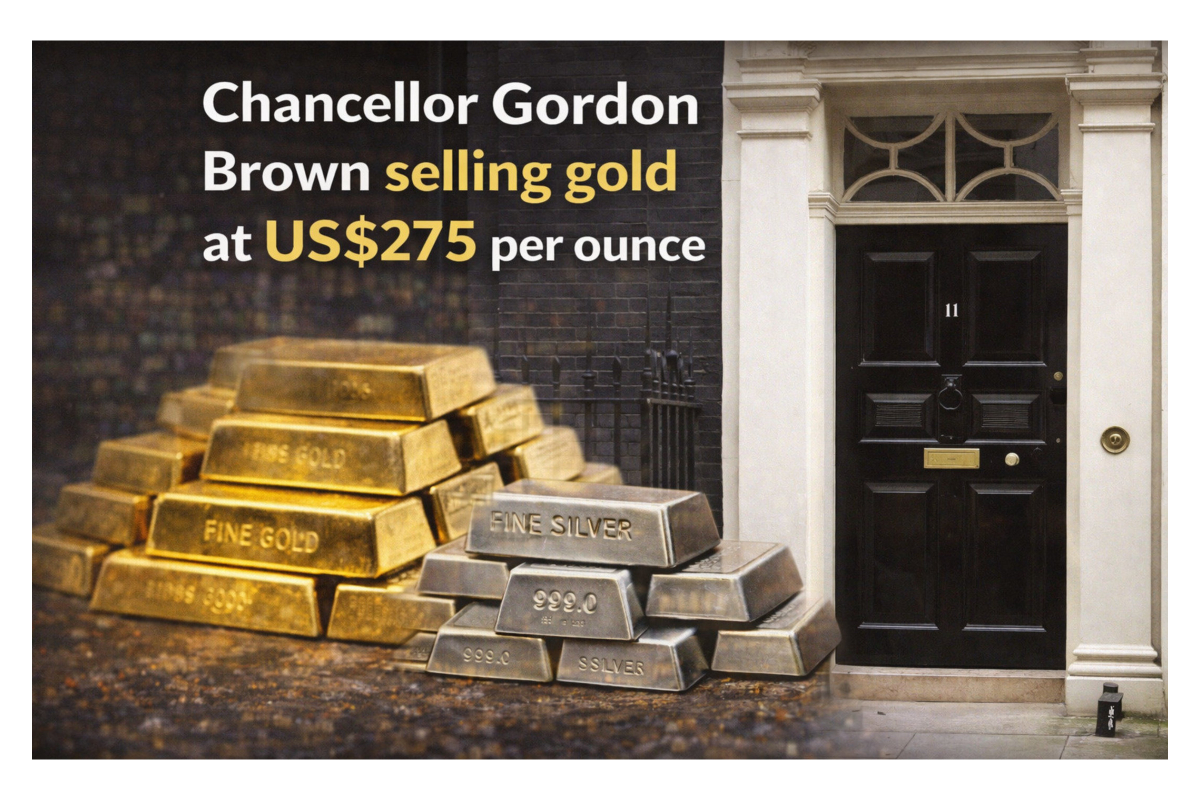 Britain’s gold sell-off under Gordon Brown: a century-defining decision ...
